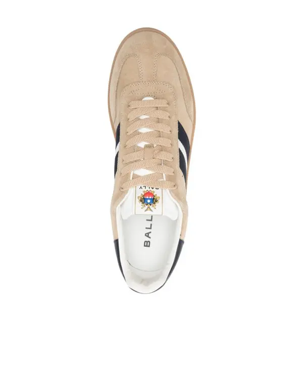 Bally Retro Stripe-detail Lace-up Sneakers