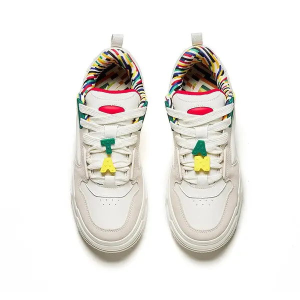 ANTA Skateboarding Series Sneakers'white Beige