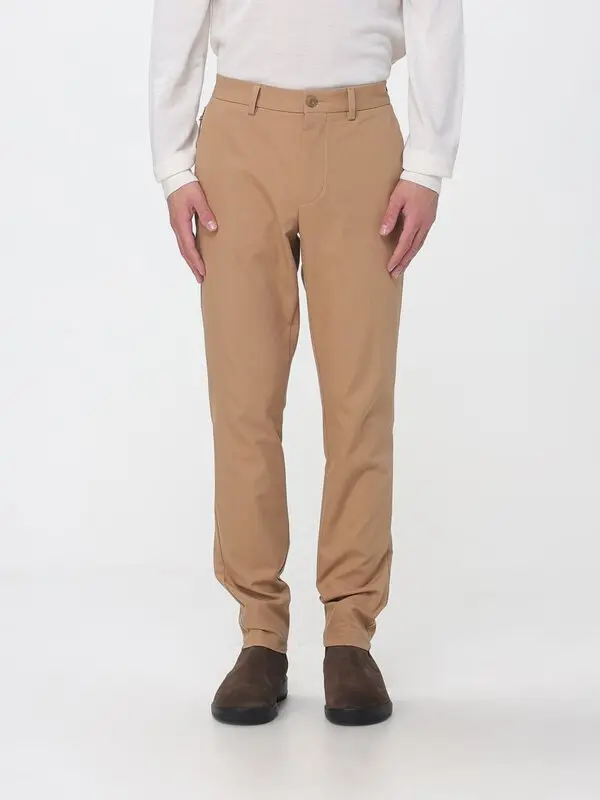 BOSS Mid-rise Slim Fit Stretch Cotton Blend Trousers