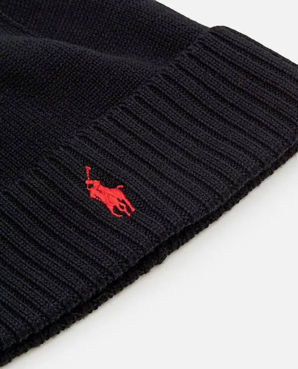Polo Ralph Lauren Cappello Di Lana - Black