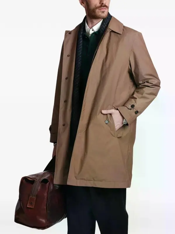 BARACUTA G10 Button-up Trench Coat
