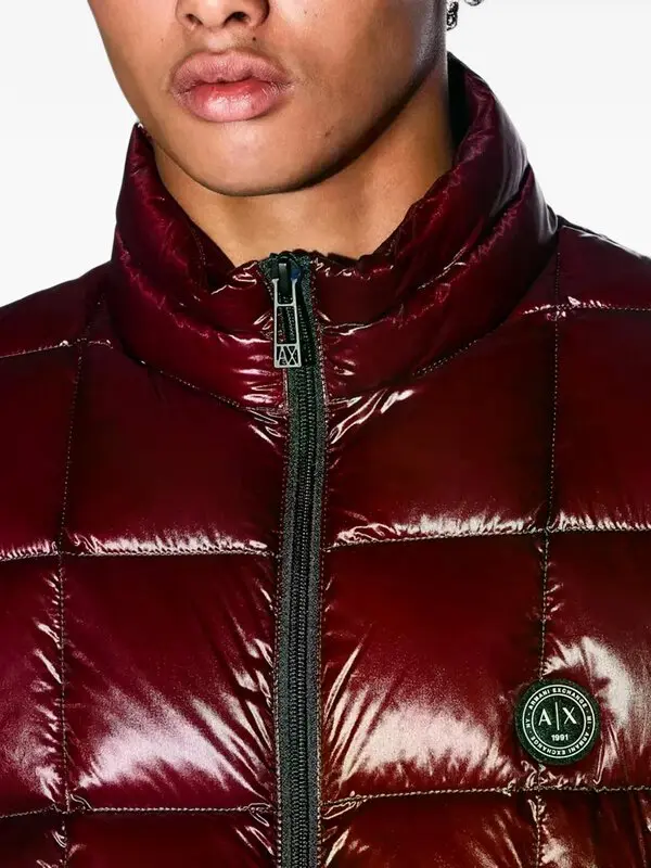 Armani Exchange Quilted High-neck Padded Jacket
