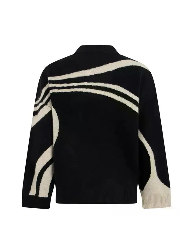 Loulou De Saison Noga Abstract-pattern Sweater
