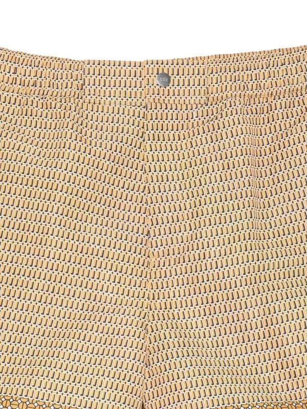 CHE Berkeley Border-print Swim Shorts