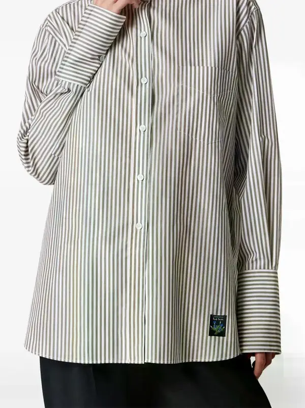 Paul Smith Khaki Bengal Stripe Shirt