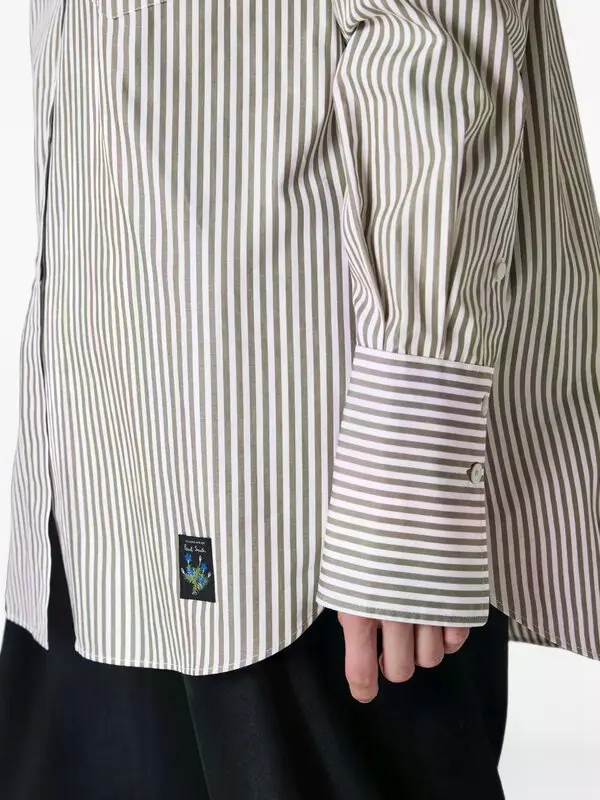Paul Smith Khaki Bengal Stripe Shirt
