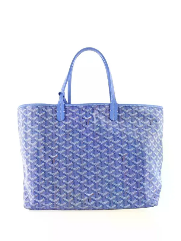 Goyard Saint Louis Reversible Printed Coated Canvas And Printed Canvas Pm Tote Bag