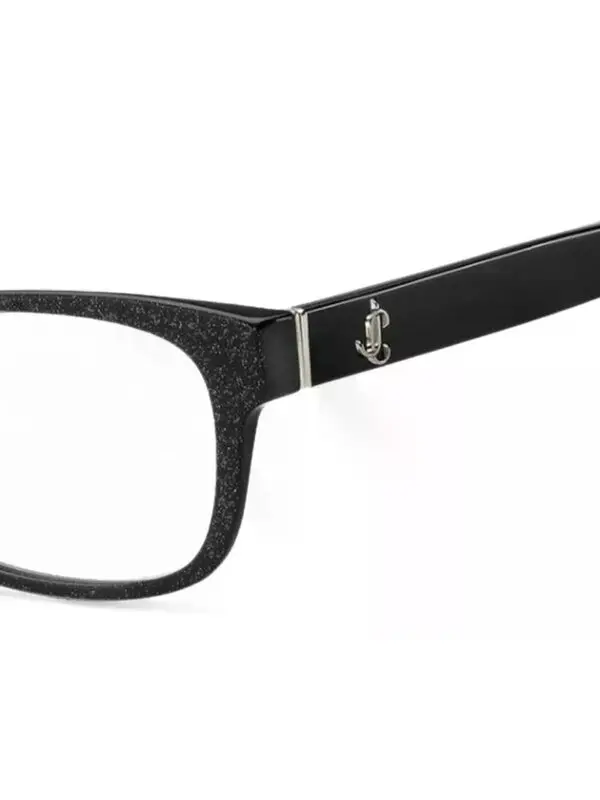 JIMMY CHOO Glitter-effect Jc Logo Glasses