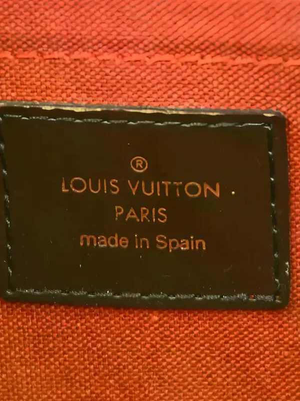 LOUIS VUITTON 2004 Damier Ebene Ribera Mm Handbag