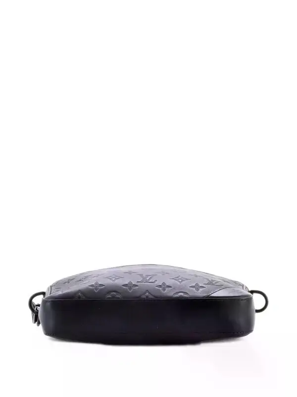 LOUIS VUITTON Duo Messenger Bag Monogram Shadow Leather Crossbody Bag