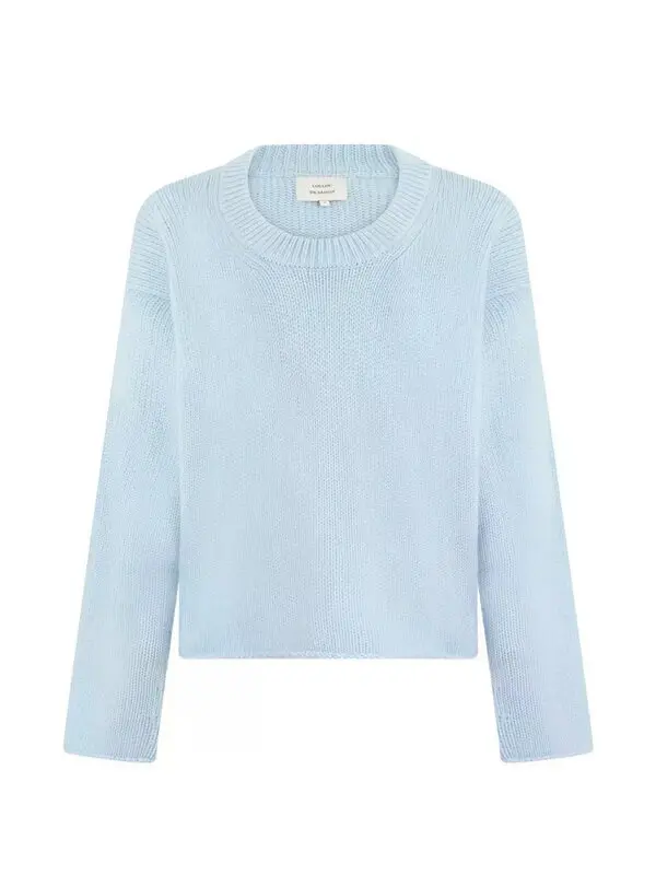 Loulou De Saison Ribbed-knit Crew-neck Sweater - Blue