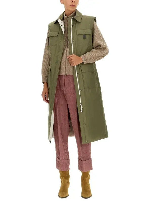 Brunello Cucinelli Taffeta Trench Coat