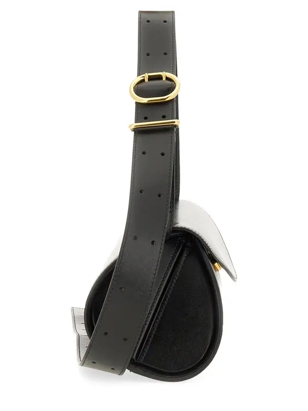 JIL SANDER Large Cannoli Bag - Black