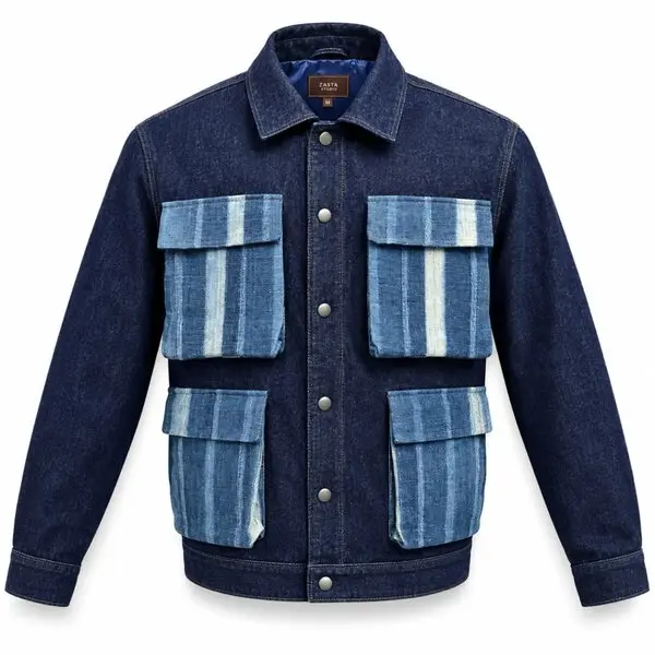 ZASTASTUDIO Blended Denim Article Jacket