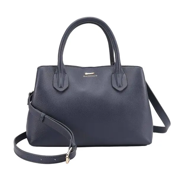 Paul Costelloe Lievin Leather Multiway Shoulder Bag - Blue