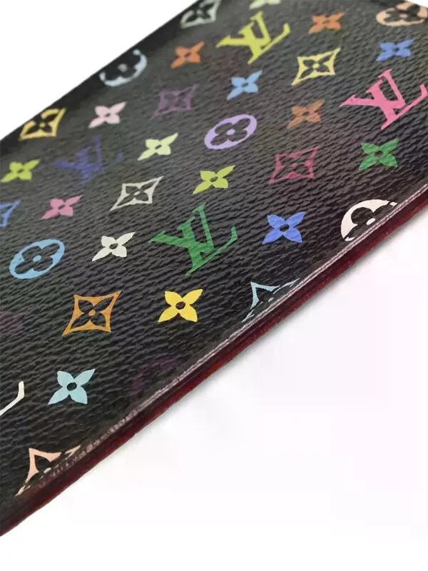 LOUIS VUITTON Monogram Multicolor Pochette Cles Zip-fastening Wallet