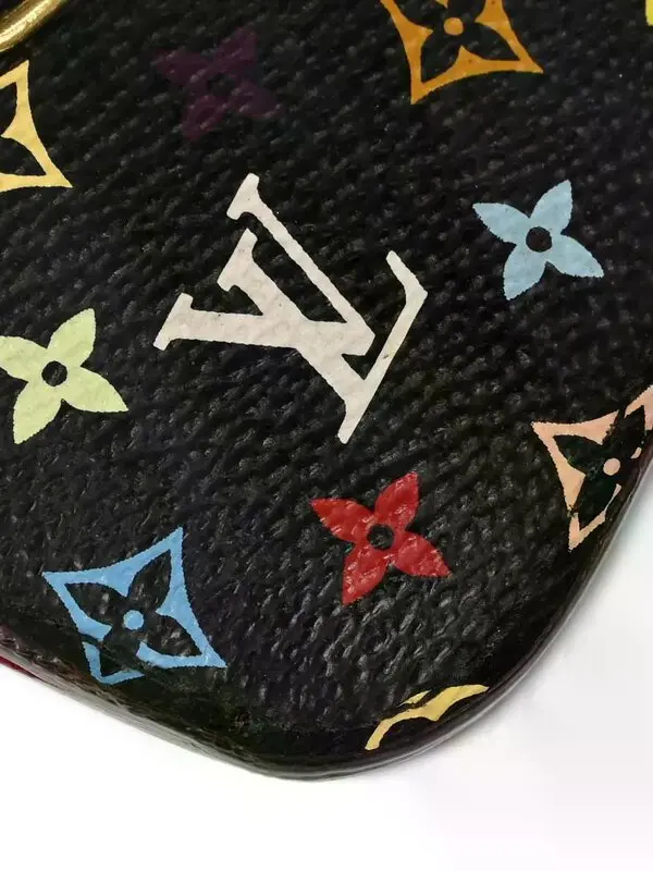LOUIS VUITTON Monogram Multicolor Pochette Cles Zip-fastening Wallet