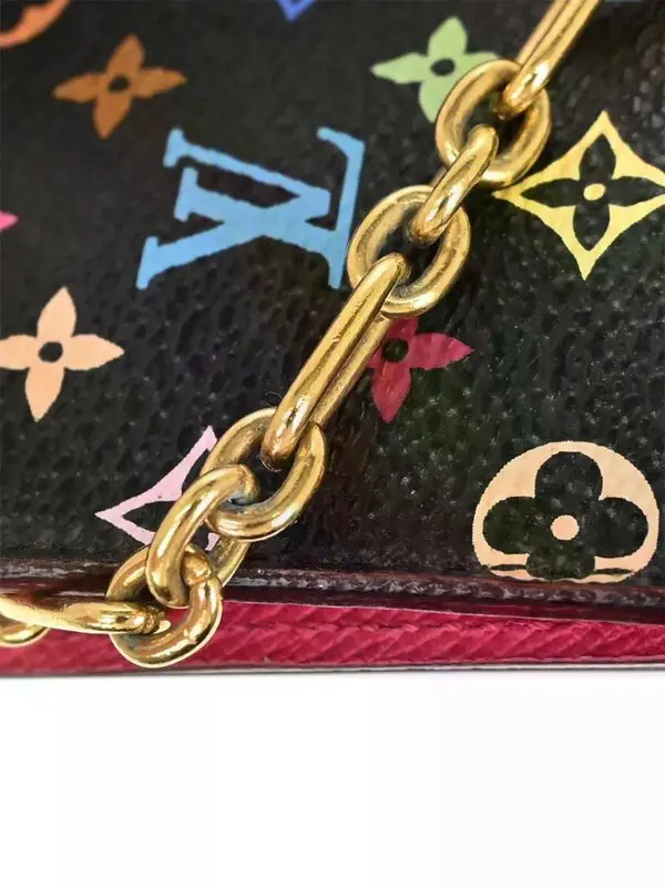 LOUIS VUITTON Monogram Multicolor Pochette Cles Zip-fastening Wallet