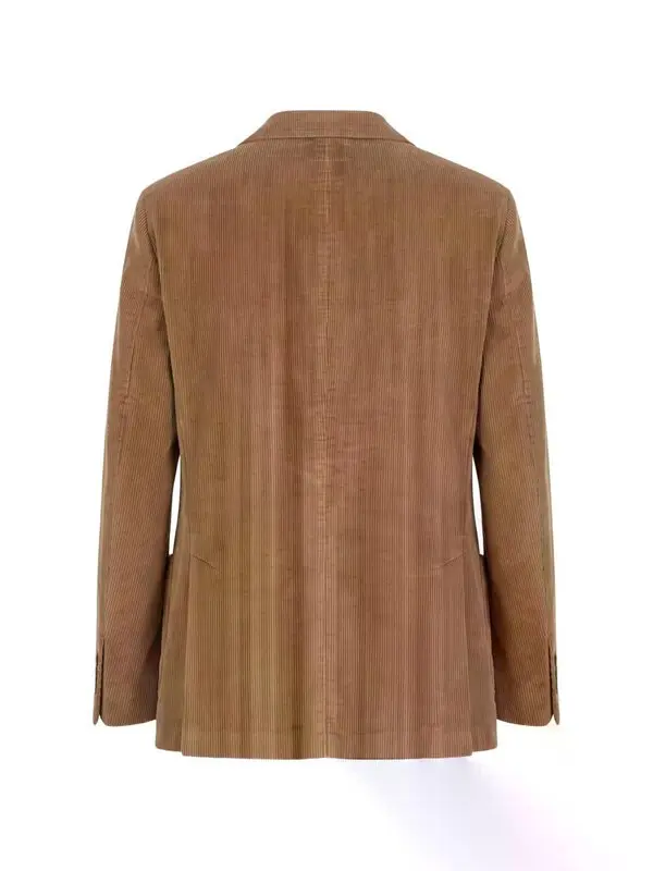 Peserico Corduroy Single-breasted Blazer