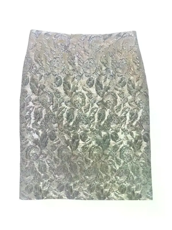 LUNATICA MILANO Floral-jacquard Pencil Mini Skirt