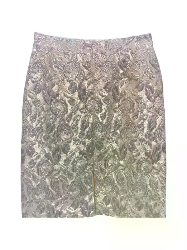 LUNATICA MILANO Floral-jacquard Pencil Mini Skirt