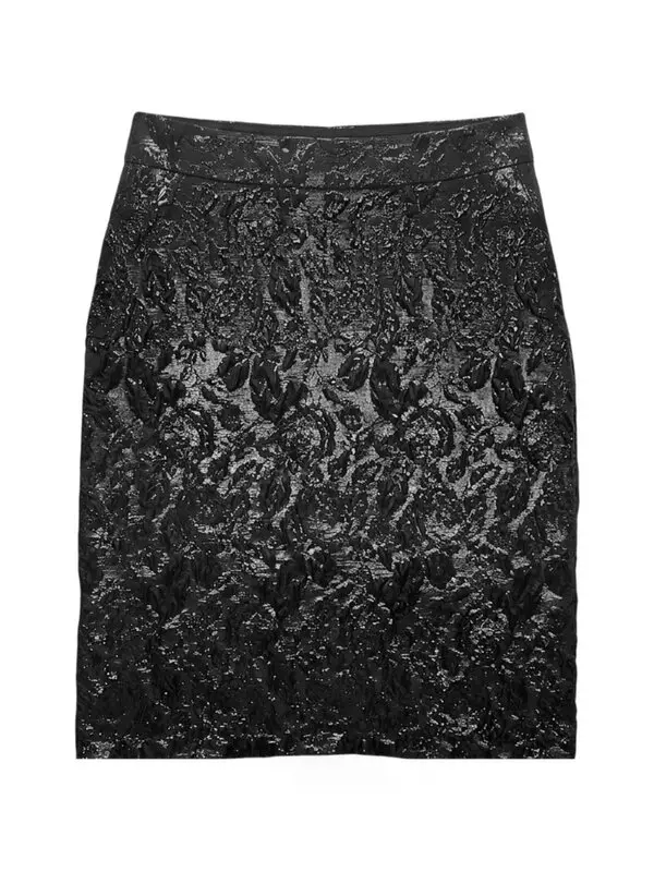 LUNATICA MILANO Floral-brocade Pencil Mini Skirt