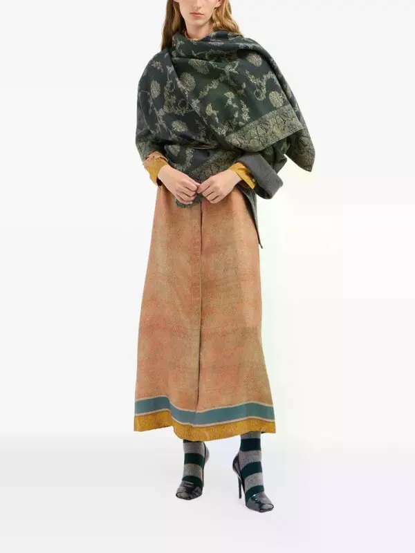 PIERRE-LOUIS MASCIA Pancake Floral-pattern Cape