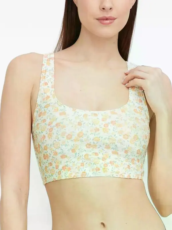 BILLABONG Aint She Sweet Tanlines Bikini Top - White