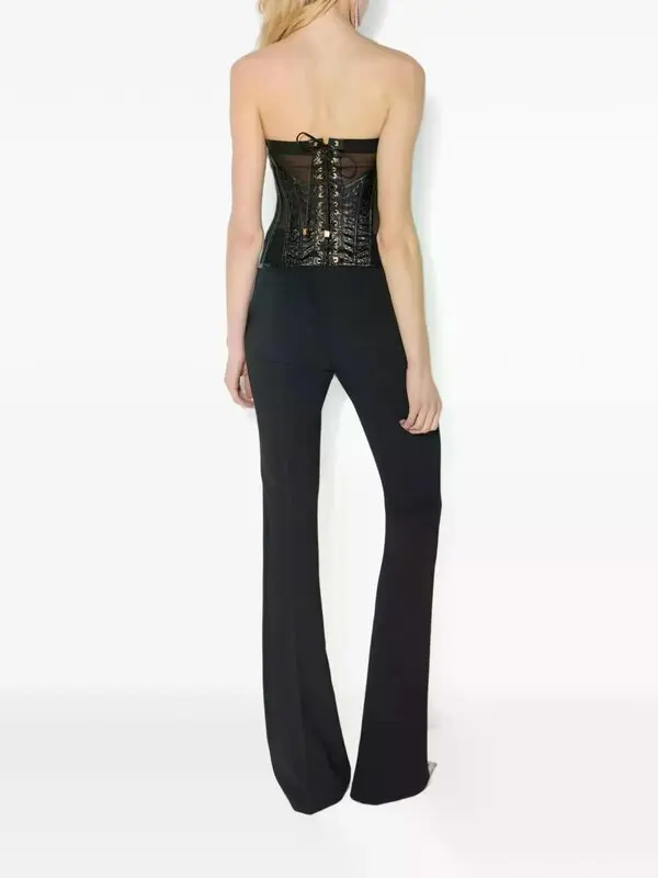 Elisabetta Franchi Bustier-style Top With Fish Scale Pattern