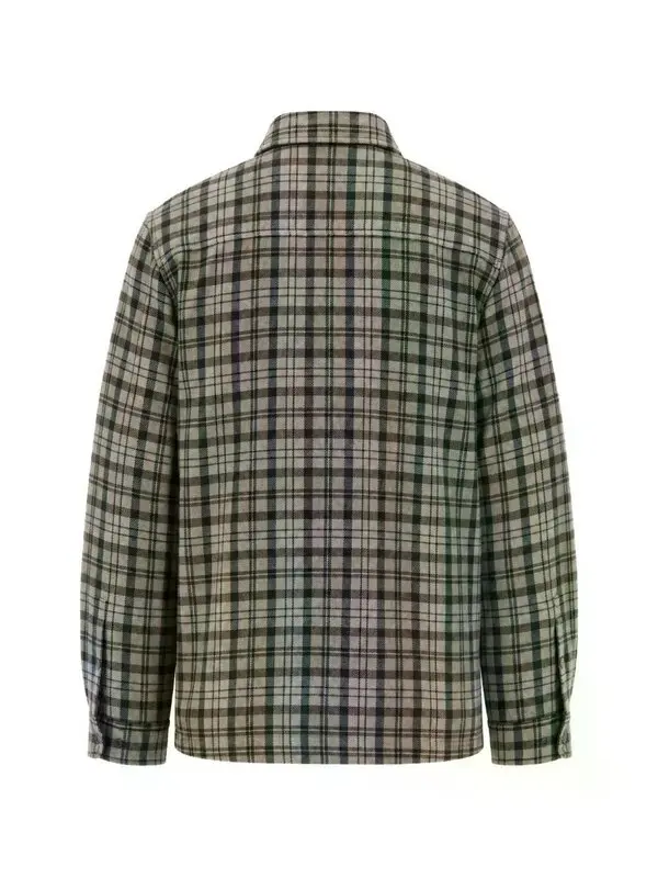 Woolrich Check-pattern Wool-blend Jacket - Neutrals