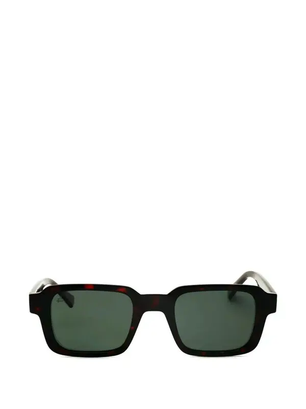 PRIVE REVAUX Fit Check Rectangle-frame Sunglasses - Brown