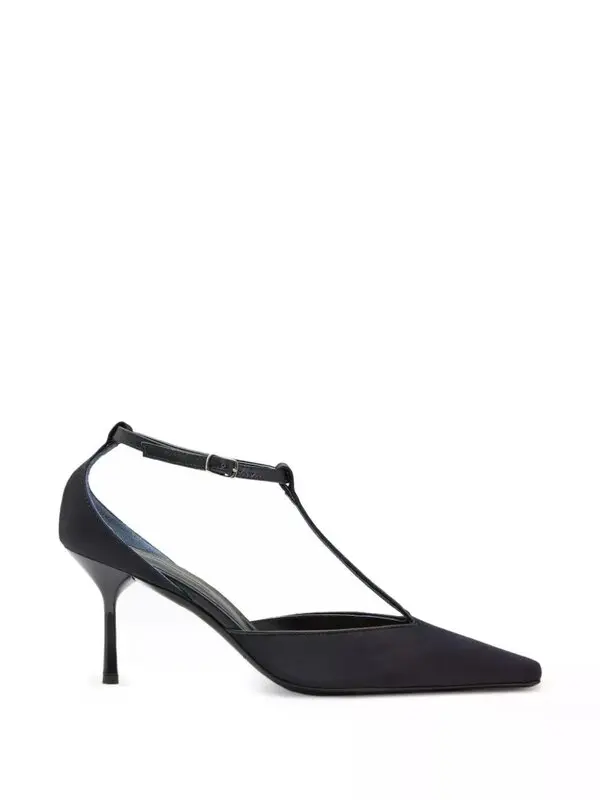Christopher Esber T-bar Satin Heeled Pumps