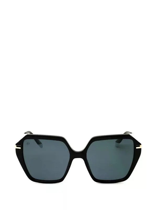 PRIVE REVAUX Call Back Geometric-frame Sunglasses