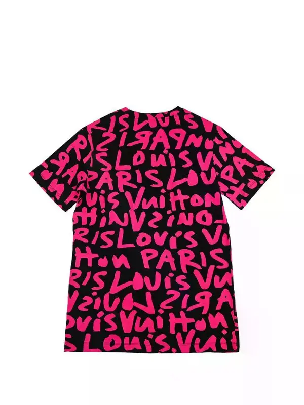 LOUIS VUITTON Graffiti-print T-shirt