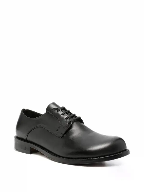 MORGILLO Lace-up Leather Derby Shoes