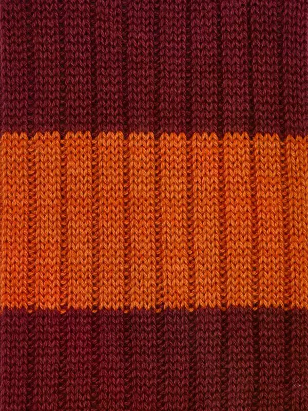 Paul Smith Striped Ribbed Socks