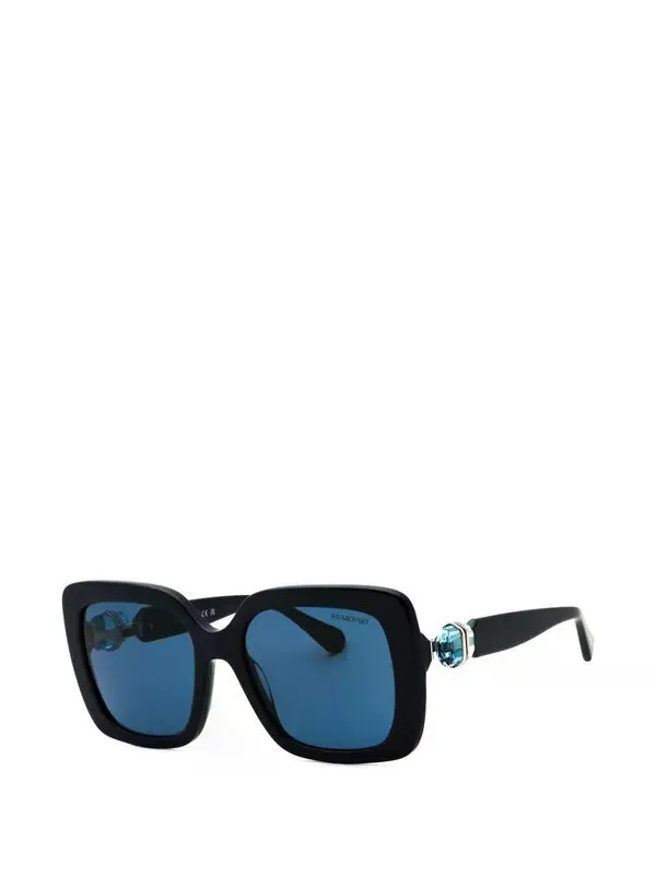 SWAROVSKI Crystal-embellished Square-frame Sunglasses