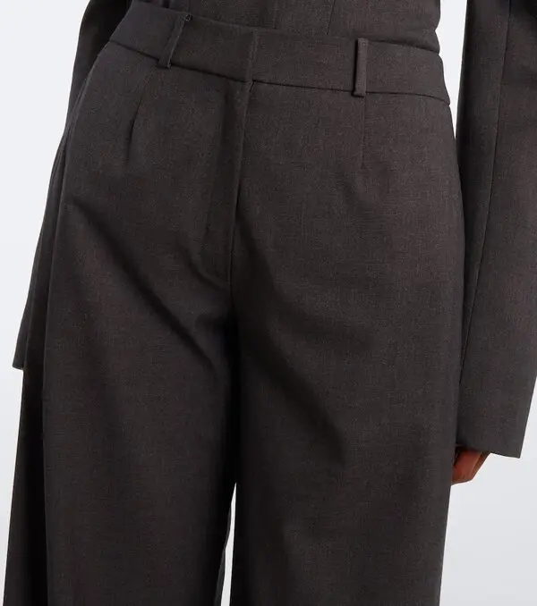 GEORGES HOBEIKA Mid-rise Straight Pants - Grey