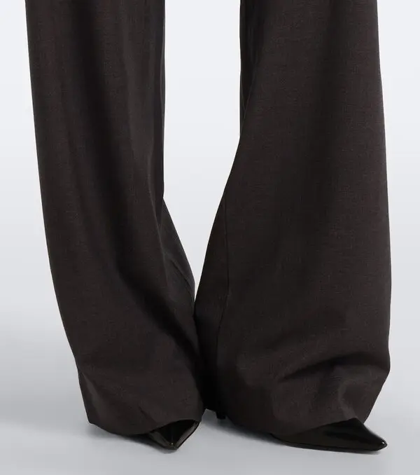 GEORGES HOBEIKA Mid-rise Straight Pants - Grey