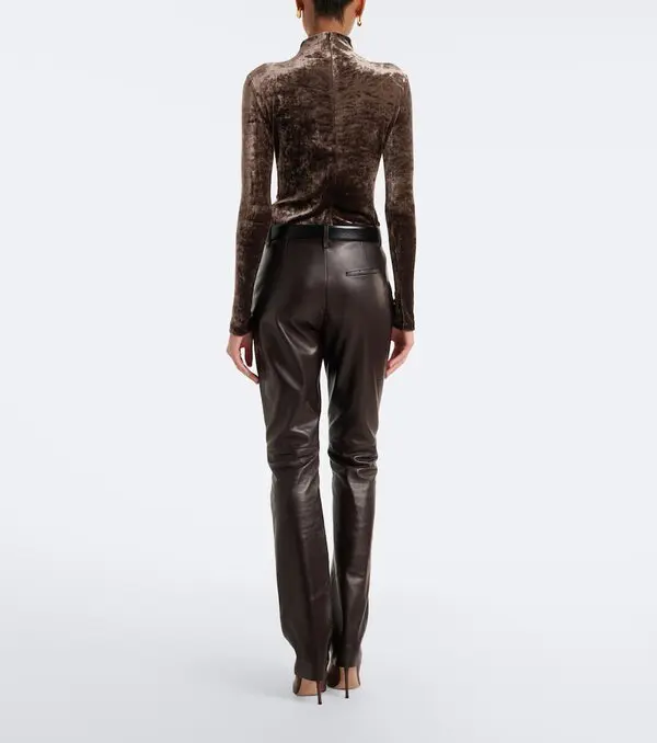 Ralph Lauren Leather Slim Pants