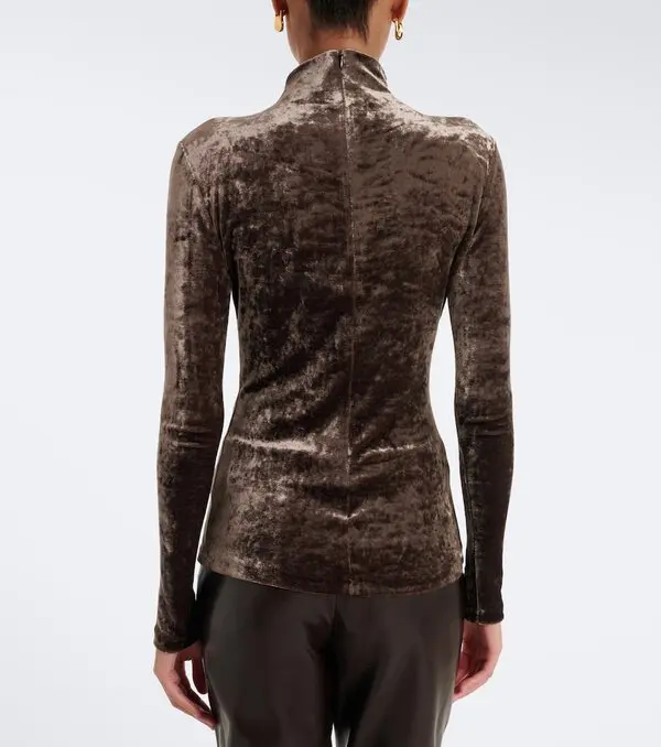 Ralph Lauren Ilene Velour Top