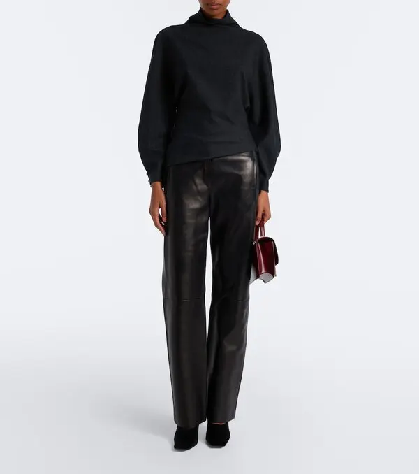 Khaite Harlow Wool And Cashmere Top