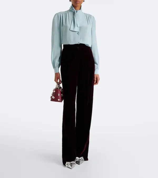 Erdem Bloom Mini Embellished Top-handle Bag