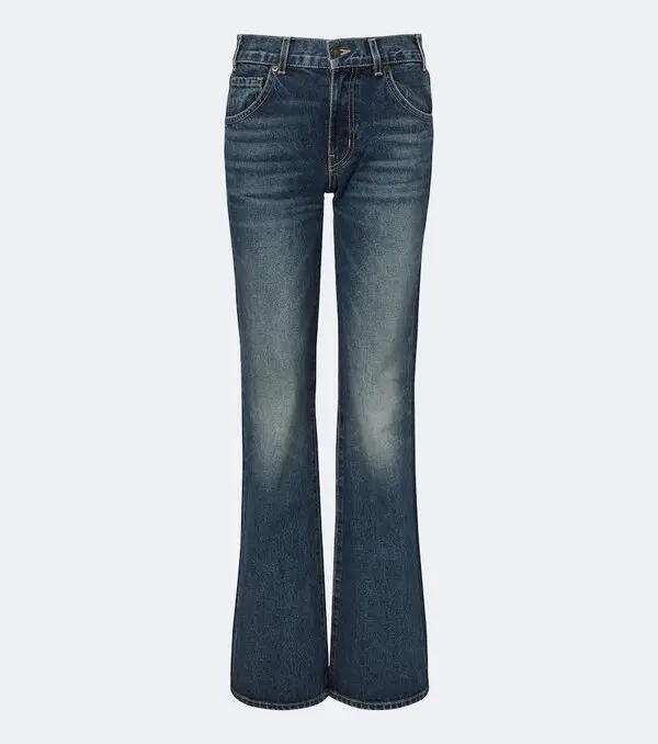 NILI LOTAN Roxane Faded Bootcut Jeans