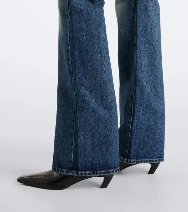 NILI LOTAN Roxane Faded Bootcut Jeans