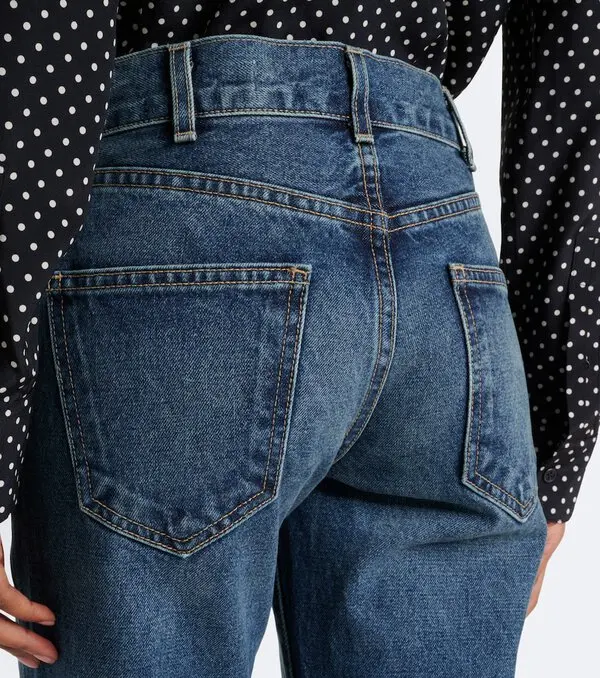 NILI LOTAN Roxane Faded Bootcut Jeans