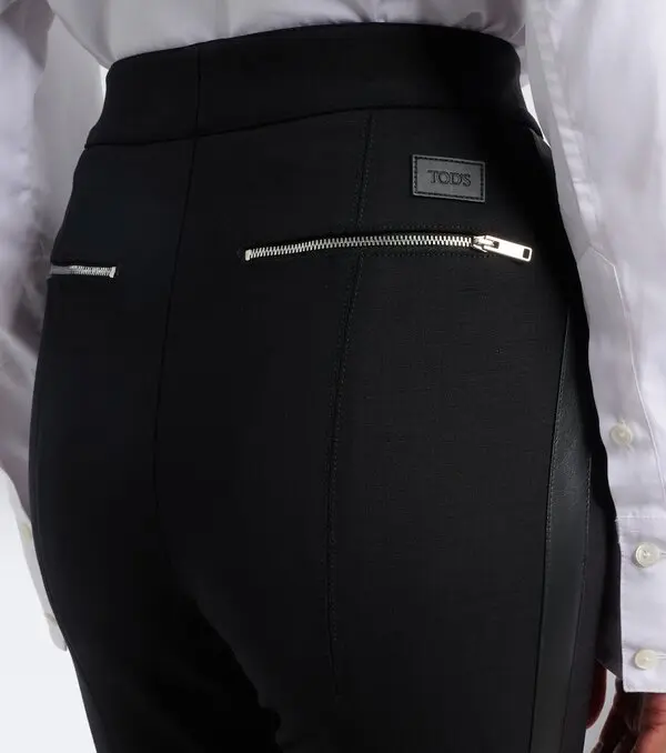 TOD'S Wool-blend Stirrup Pants