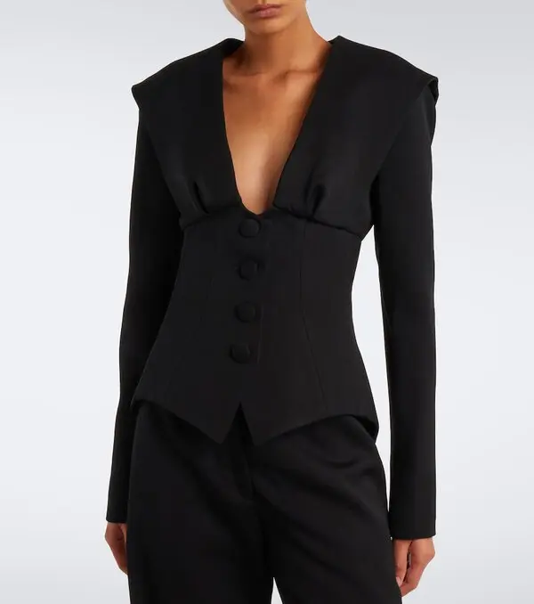 GEORGES HOBEIKA Single-breasted Jacket - Black