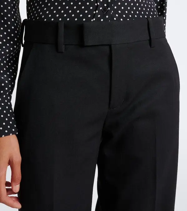 NILI LOTAN Bethany Virgin Wool Straight Pants