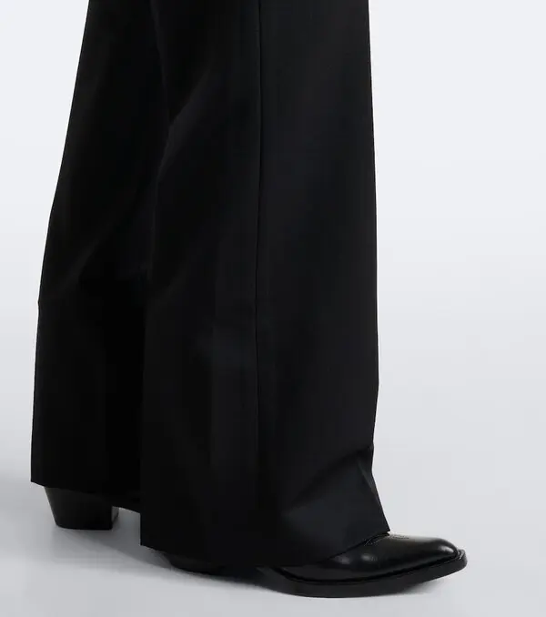 NILI LOTAN Bethany Virgin Wool Straight Pants